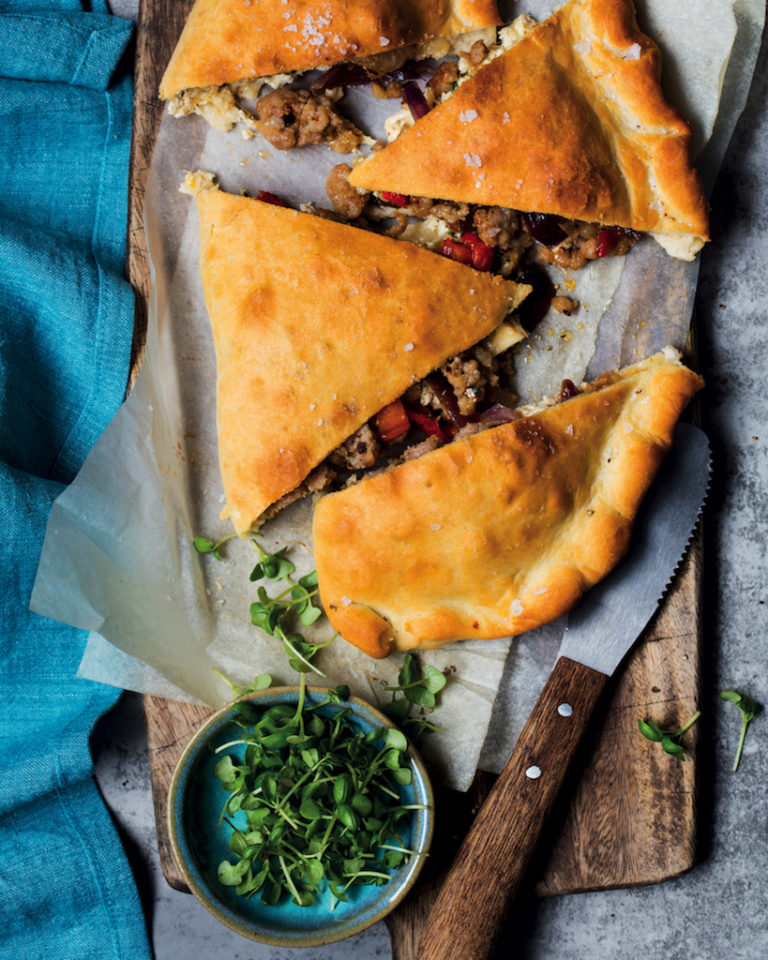 Spicy pork calzone - MyKitchen