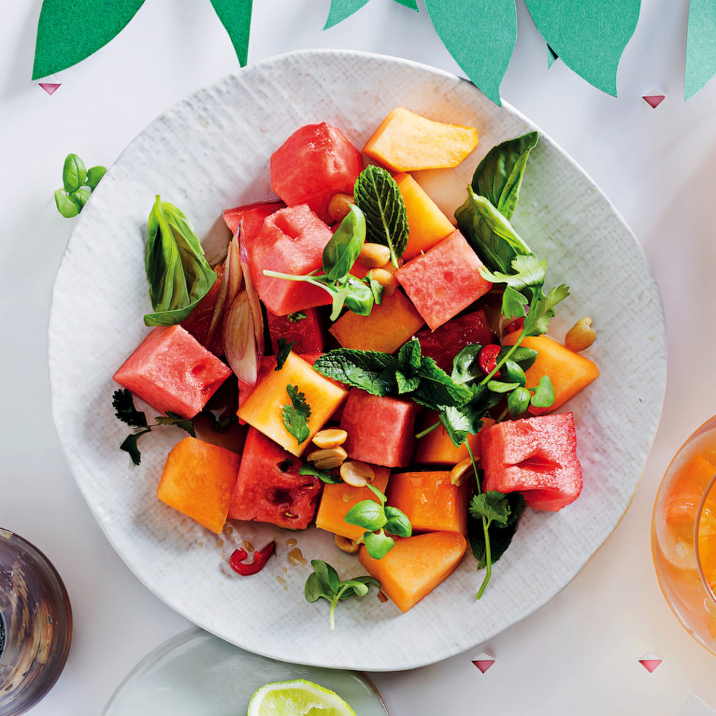 Lime and coriander melon salad - MyKitchen