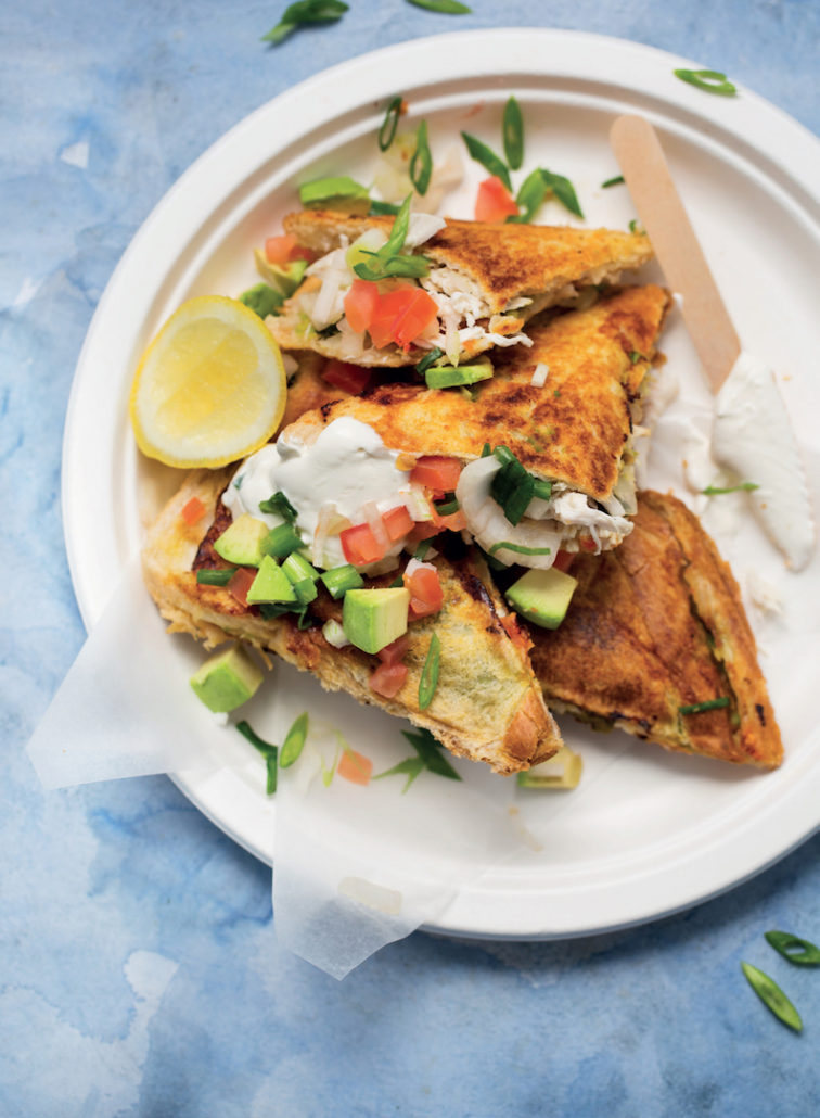 Chicken enchilada snackwich - MyKitchen