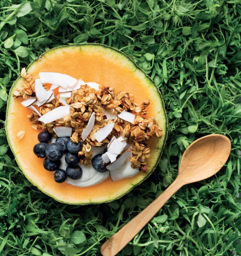 Melon muesli breakfast bowls - MyKitchen