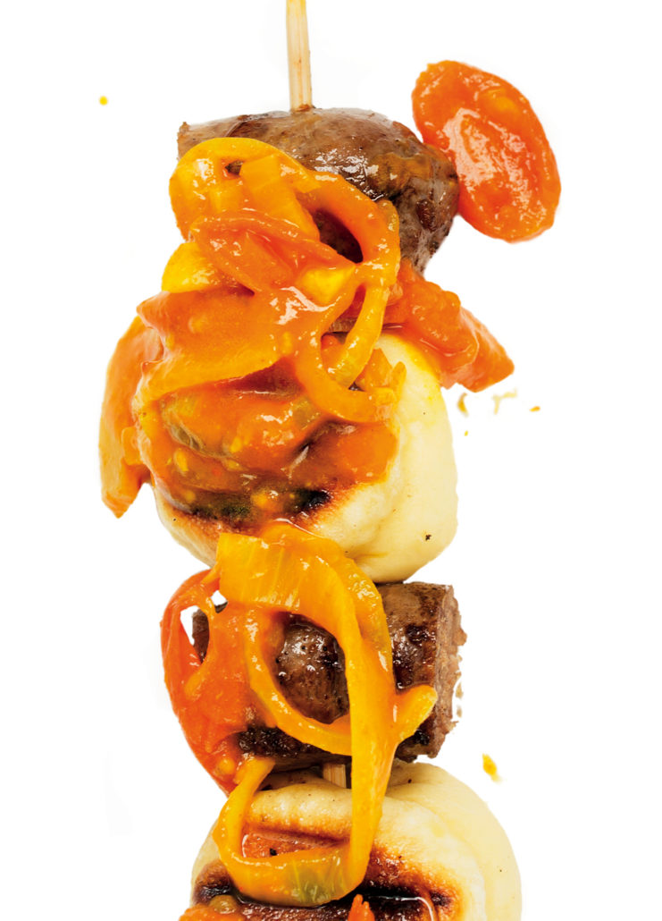 Braai-bread and boerewors kebabs with tomato smoor - MyKitchen