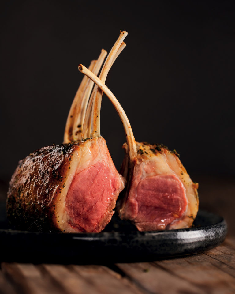 COOK THE COVER: Stone fruit roasted lamb rack