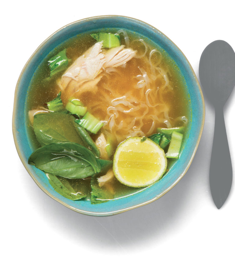 Fight the flu with this quick and easy chicken pho