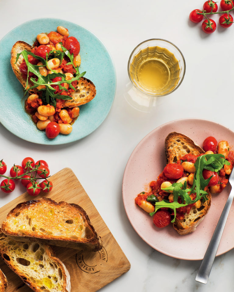 Gourmet beans on toast with IMBO White Kidney Beans - MyKitchen