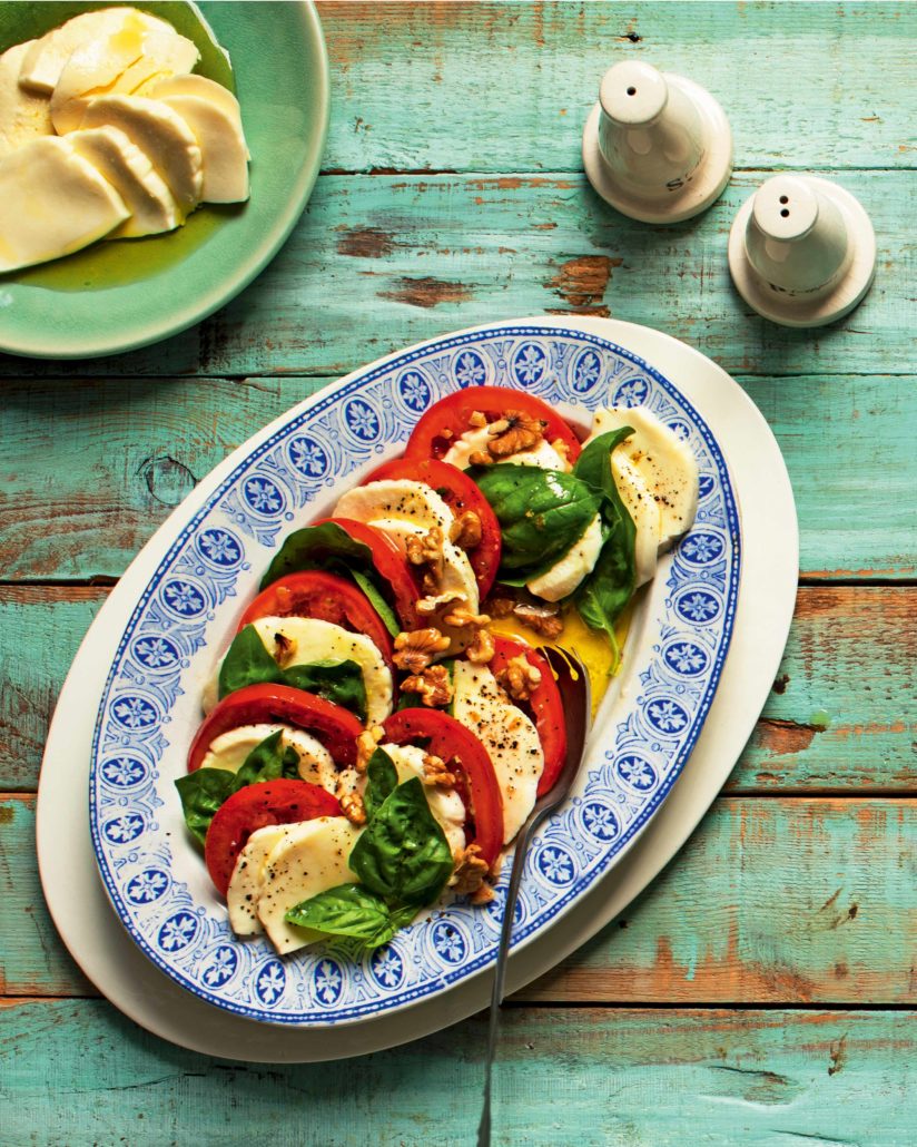 Traditional caprese salad with Galbani fresh mozzarella - MyKitchen