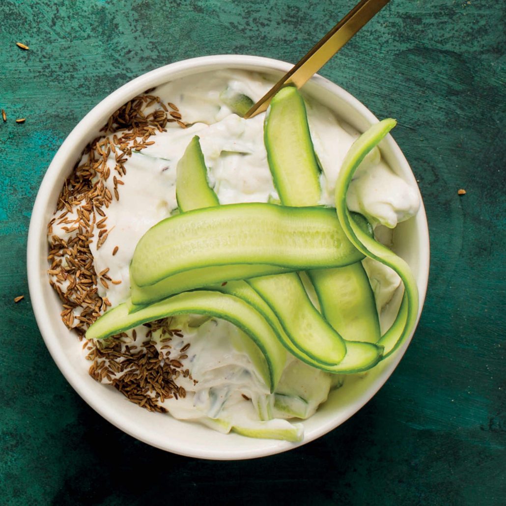 Roast-garlic and cucumber raita for your sambal spread - MyKitchen