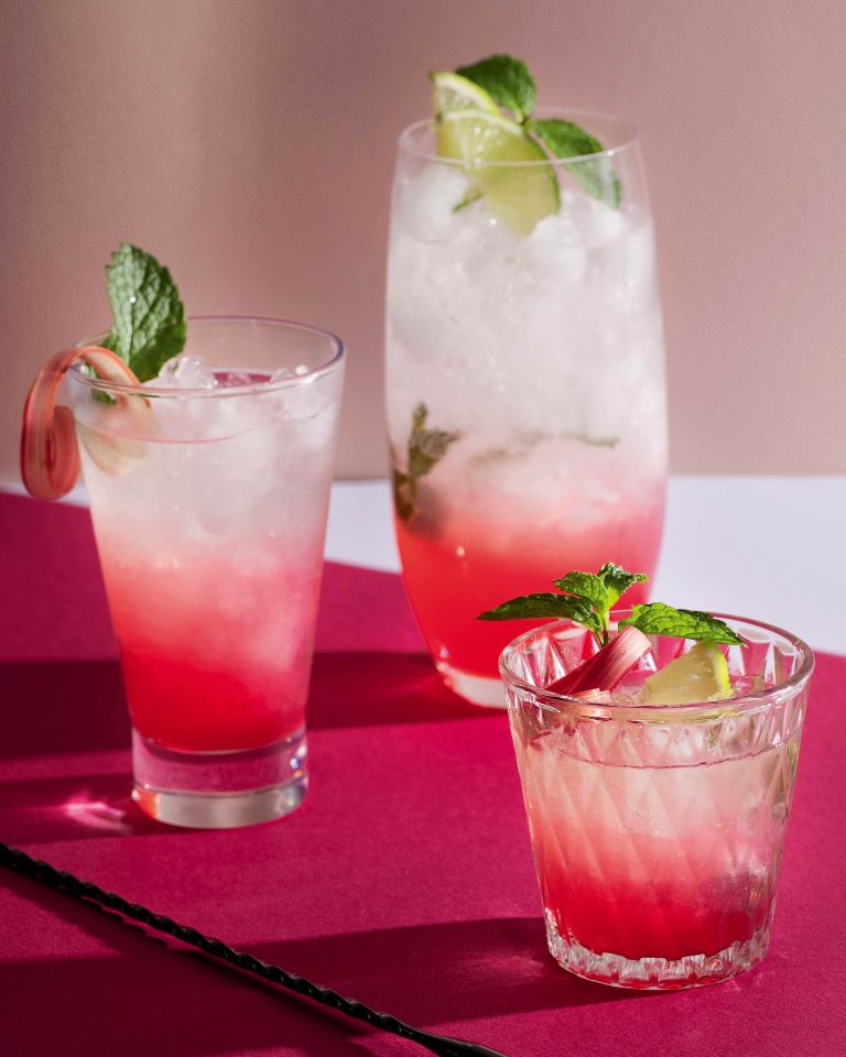 We transform a classic mojito into a delicious rhubarb cocktail - MyKitchen