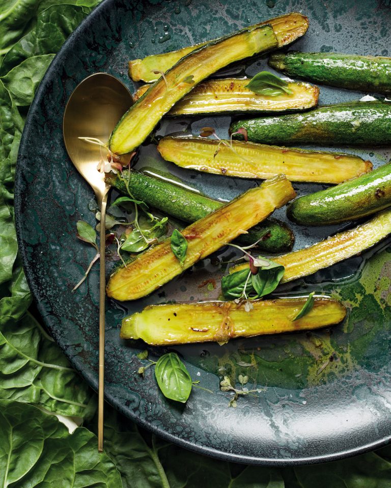 Quick marinated baby marrow - MyKitchen