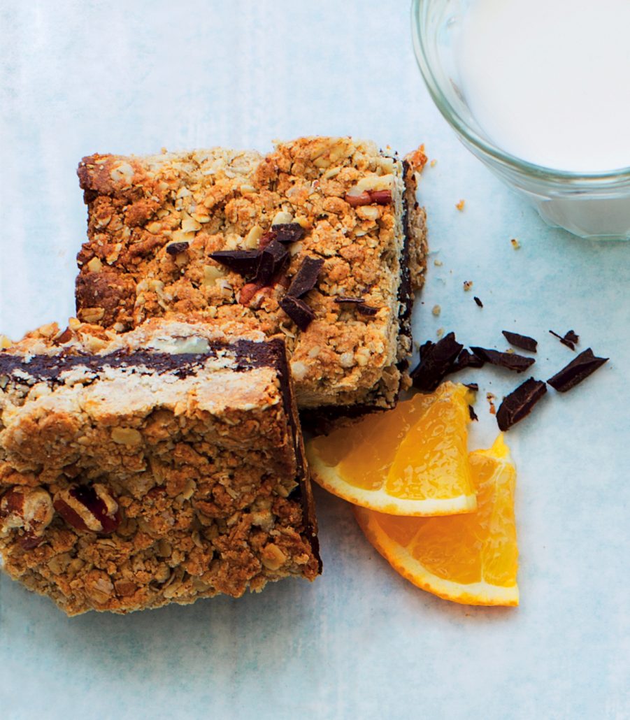 Chocolate-orange rye bars for on-the-go snacks - MyKitchen