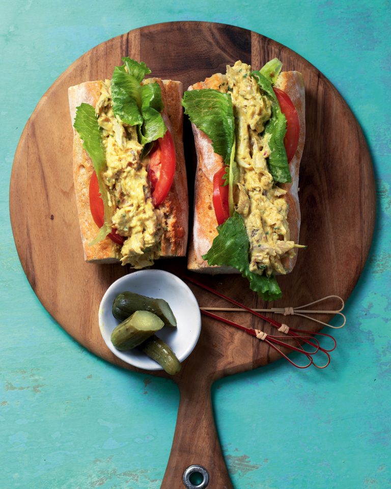Coronation chicken sandwiches - MyKitchen