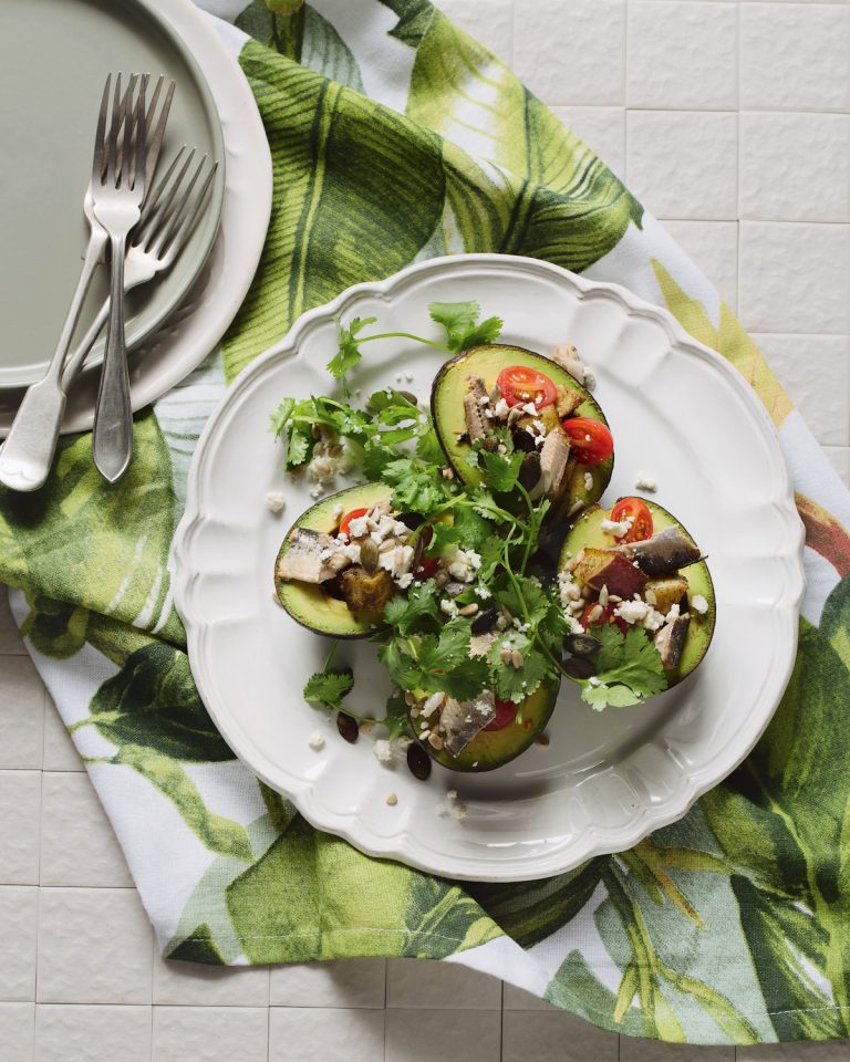 Sweet potato and sardine-stuffed avocados - MyKitchen