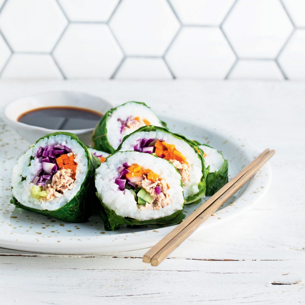 Make this nutritious tuna and veggie sushi from scratch - MyKitchen