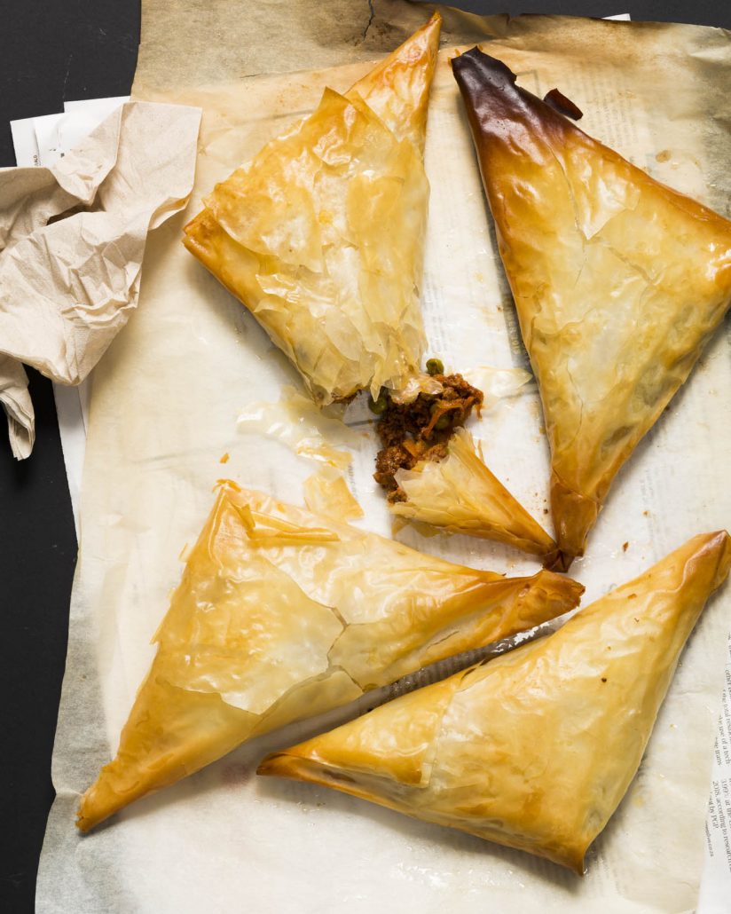 Beefy baked samoosas - MyKitchen