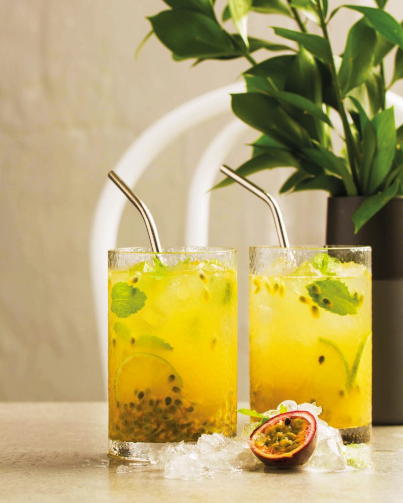 Granadilla, ginger beer and brandy cooler - MyKitchen