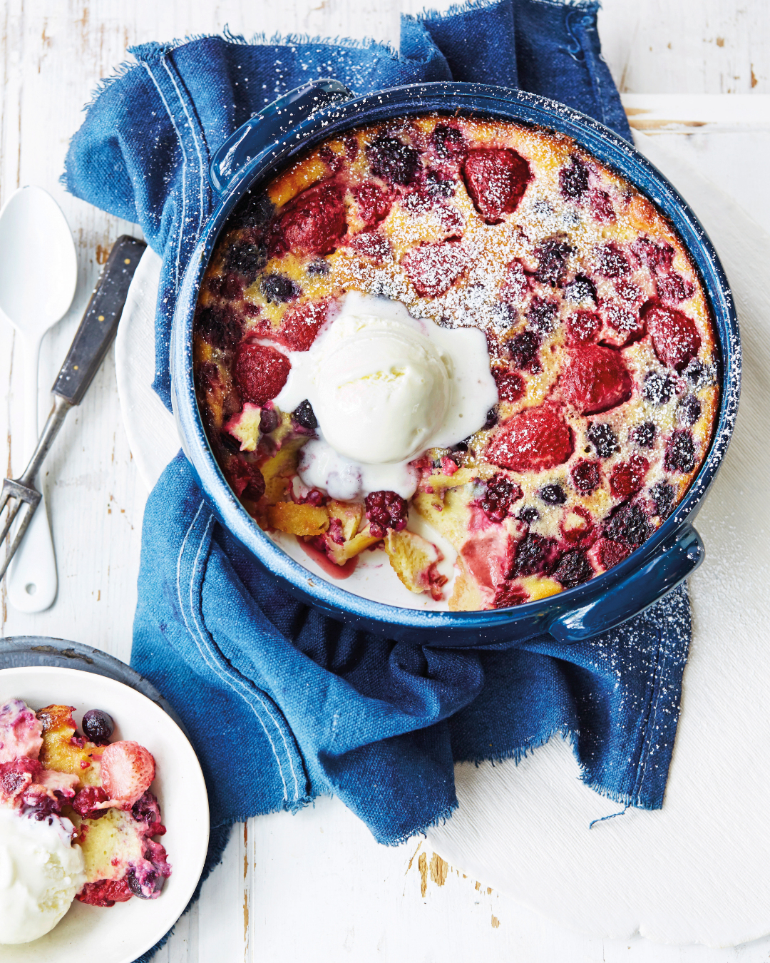 Mixed berry clafoutis - MyKitchen