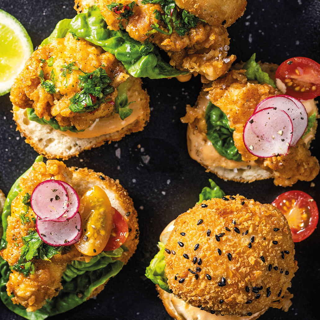 Reader's Choice: Crispy burger buns with fried chicken - MyKitchen