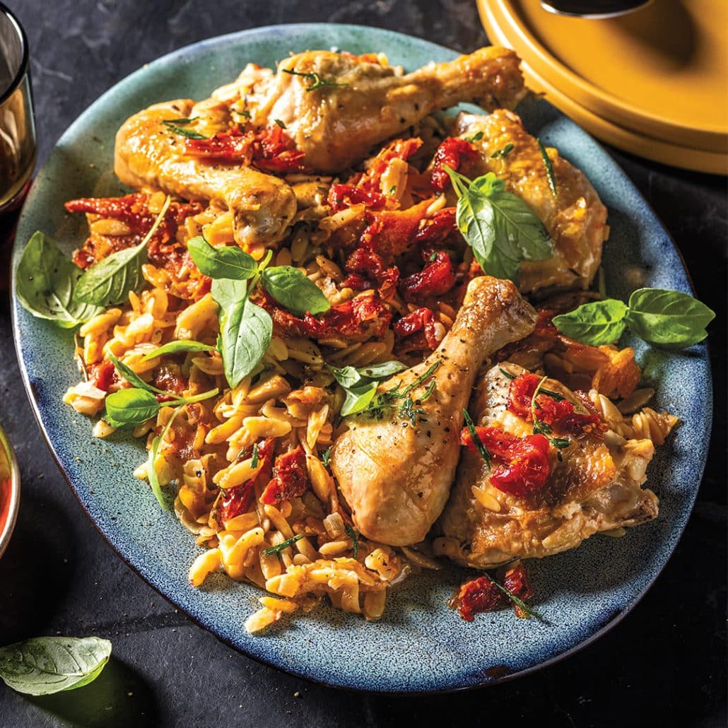 Creamy Tuscan chicken risoni - MyKitchen